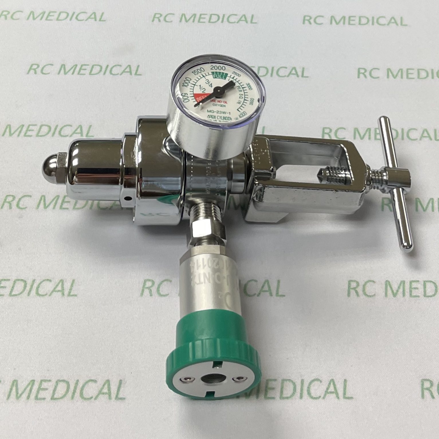 Western Medica Oxygen Regulator, Preset 50 PSI with Ohmeda Quick Connect, Small Cylinder - RC ...